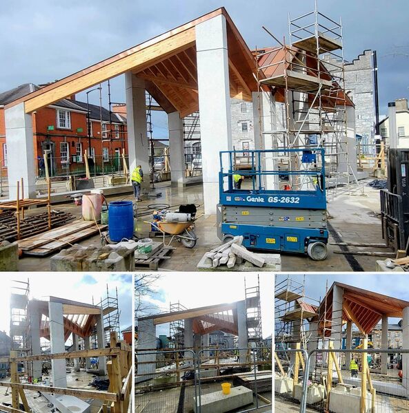 Finishing touches being applied to covered civic space - News ...