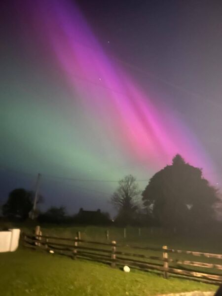 Northern Lights create stunning display in County Roscommon sky - News ...